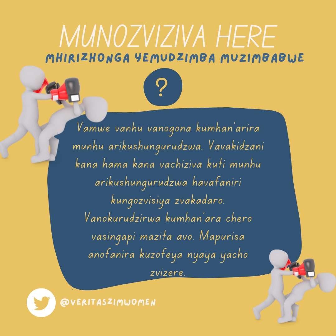 Mhirizhonga Yemudzimba Muzimbabwe - veritaswomen