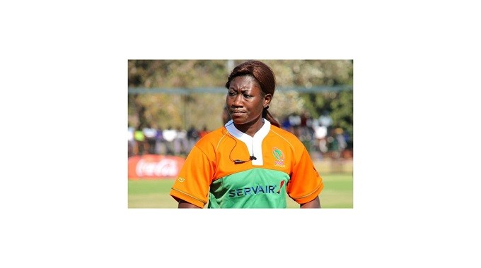 Zimbabwean rugby referee Precious Pazani - veritaswomenveritaswomen